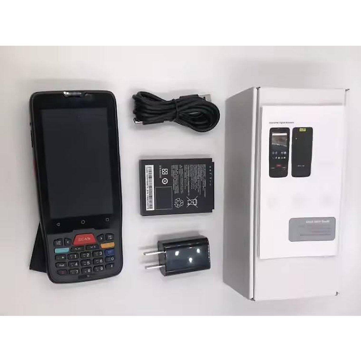 SUR ING DT76 Android 9.0 PDA Handheld Barcode Scanner Mobile Computer 1D/2D QR Scanner Support NFC Wireless Wi-Fi Bluetooth 4G for Warehouse Delivery Retail Inventory Management System