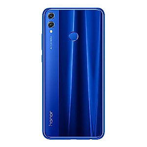 HUAWEI Honor 8X (64GB + 4GB RAM) 6.5" HD 4G LTE GSM Factory Unlocked Smartphone - International Version No Warranty JSN-L23 (Blue)