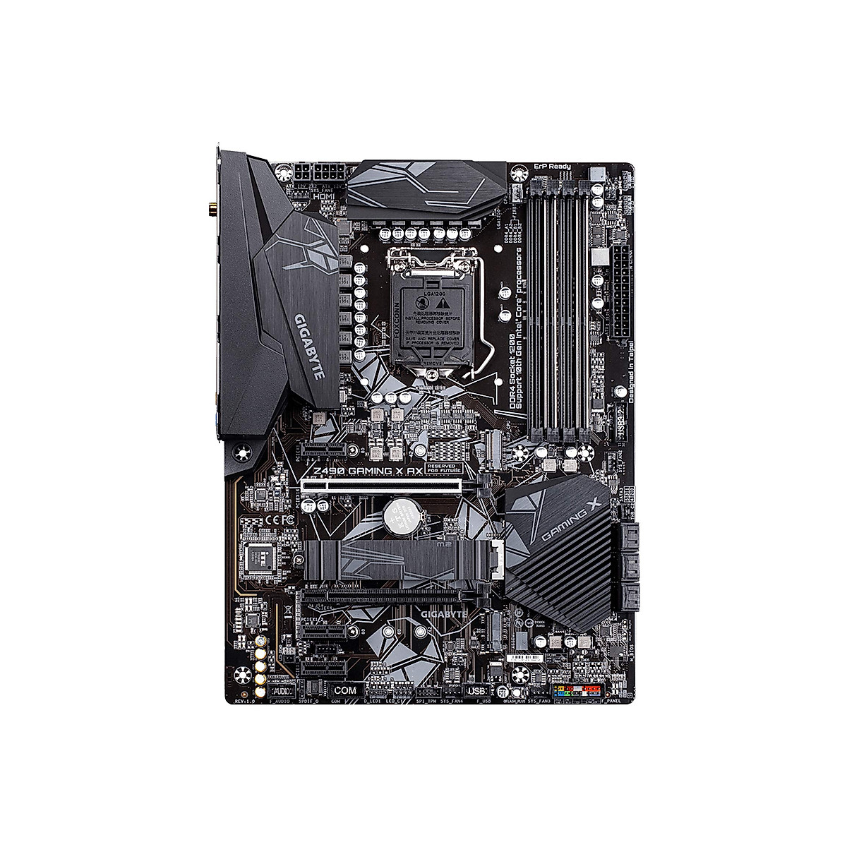 Gigabyte Z490 Gaming X AX (LGA 1200/Intel/Z490/ATX/Dual M.2/SATA 6Gb/s/USB 3.2 Gen 2/WiFi 6/Gaming Motherboard)
