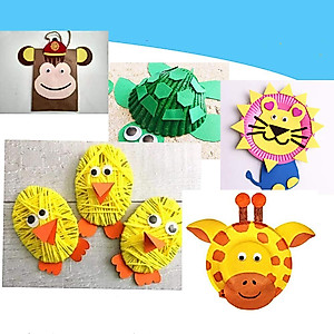 Vivixin 730pcs Self Adhesive Wiggle Googly Eyes, Black Plastic Googly Eye for Crafts, Wobbly Googly Eyes, Large and Small Assorted Sizes Sticker Eyes for DIY