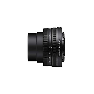 Nikon NIKKOR Z DX 16-50mm VR (Black) | Compact mid-range zoom lens with image stabilization for APS-C size/DX format Z series mirrorless cameras | Nikon USA Model