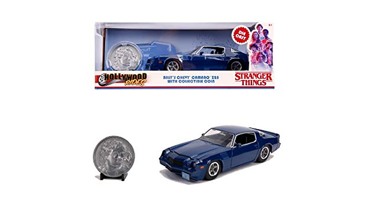 Jada Toys Stranger Things Chevy Camaro Z28 Diecast Model Car