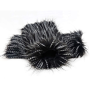 Zecmos womens Leg Warmers Faux Fur Fuzzy Long Cuff Cover Warm Furry Costume Shoes, Black and White, Medium