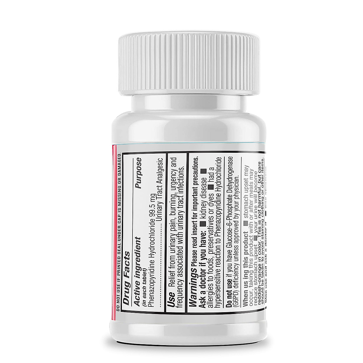 Safrel Urinary Pain Relief | UTI Relief | Fast Acting | Bladder Discomfort & Pain Relief | Phenazopyridine Hydrochloride 99.5mg (28 Count (Pack of 1))