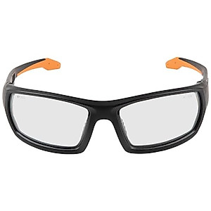 Klein Tools 60163 Safety Glasses, Professional PPE Protective Eyewear with Full Frame, Scratch Resistant and Anti-Fog, Clear Lens, 5.6 x 4 inch