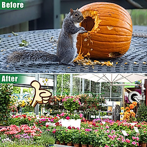 24 Pack Squirrel Repellent, Squirrel Repellent Outdoor for Attic Garden Cars, Squirrel Deterrent, Keep Squirrels Out Bird Feeder, Chipmunk Repellent, Squirrel Stopper