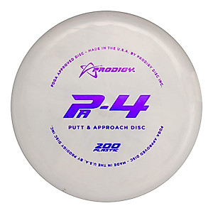 Prodigy Disc 200 Series PA4 Putter Golf Disc [Colors May Vary] - 170-174g