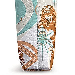 Marvel Black Widow Retro Mid-Century Modern Tote Bag