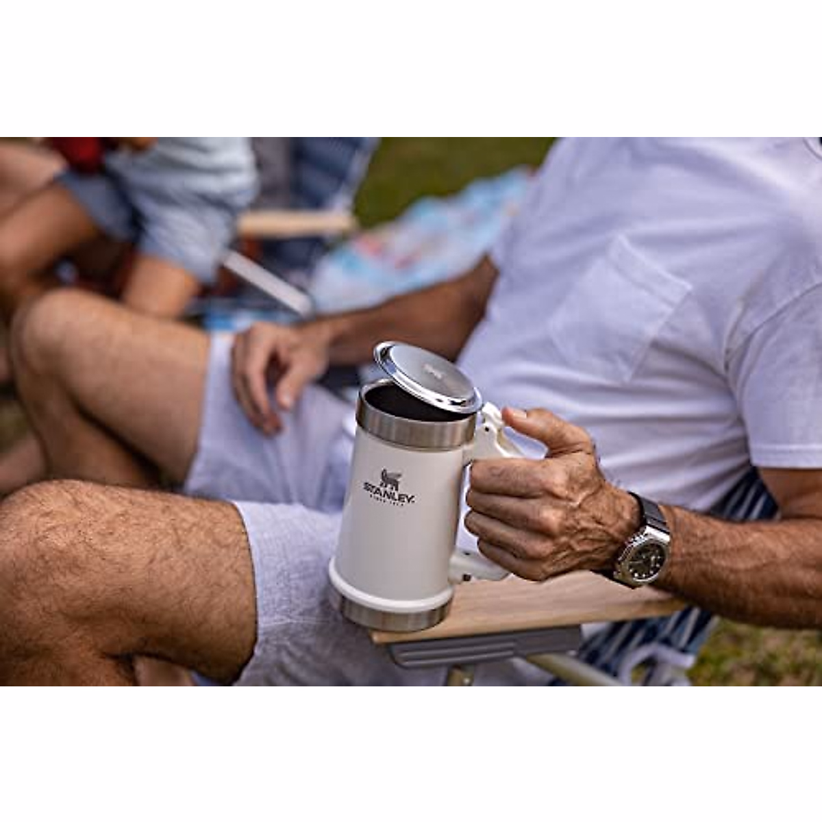 Stanley Classic Bottle Opener Beer Stein 24oz Cream Gloss