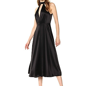 Jill Jill Stuart Women's Tea Length Dog Color, Black, 2