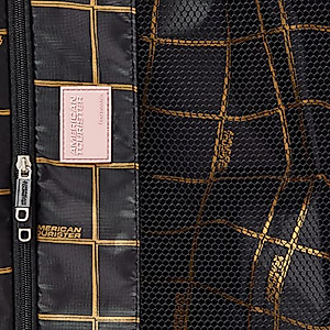 American Tourister Moonlight Hardside Expandable Luggage with Spinner Wheels, Rose Gold, Carry-On 21-Inch