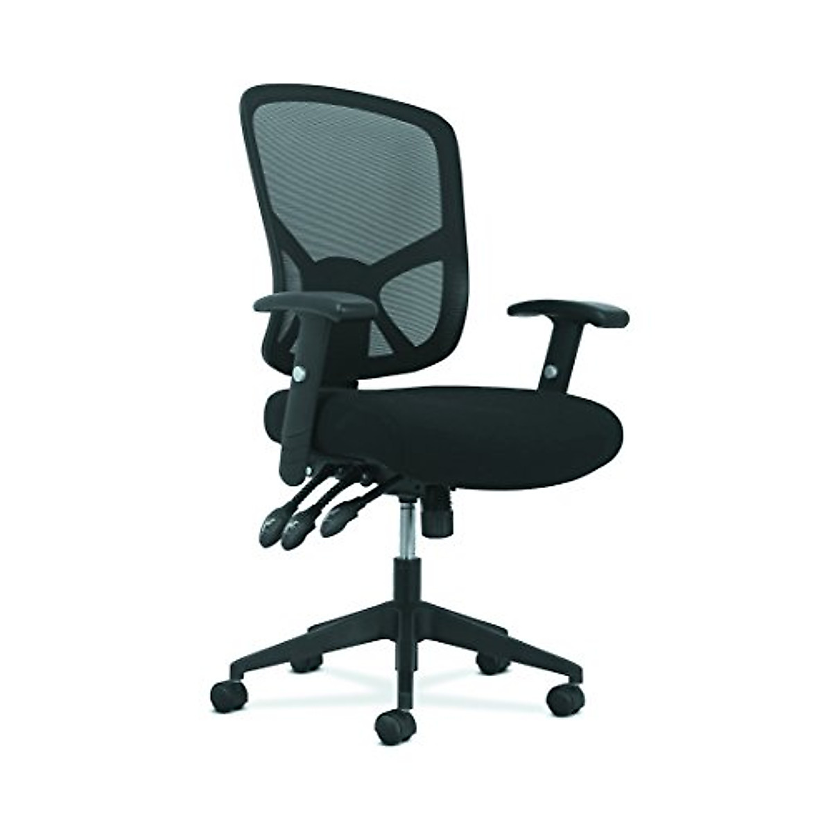 Sadie Customizable Ergonomic High-Back Mesh Task Chair with Arms and Lumbar Support - Ergonomic Computer/Office Chair (HVST121)