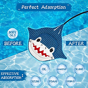 Evoio Hot Tub Scum Absorber - Reusable Spa & Pool Cleaner, Keeps Water Clear, Essential Hot Tub Accessories for Adults, Hot Tub Sponge for Scum, Hot Tub Oil Absorbing Sponge, 2 Pack