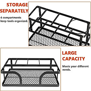 Hair Dryer Organizer, Wall Mount Hair Dryer Holder, Blow Dryer Holder Styling Tool Organizer Storage- for Hair Dryer, Hair Straightener, Curling Wand