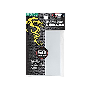 BCW Standard Chimera Board Game Card Sleeves | 58 x 89mm | Anti-Glare, Durable 4 Mil Polypropylene | Strong Welds for Lasting Protection | Perfect Fit for Popular Board Games