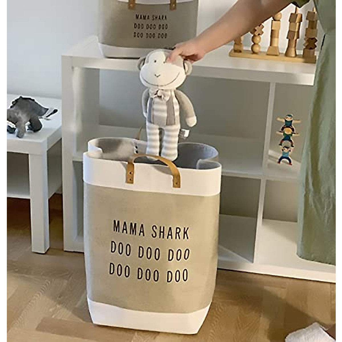 Laundry Baskets Collapsible Linen Clothes Laundry Bag for Bedroom Laundry Hampers Clothes Storage Organier for Bathoom Home for Storage Toys and Clothing in Bedroom, Bathroom Foldable Laundry Hamper