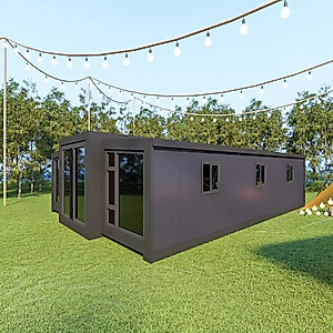40ft Expandable Container House Expandable Residential Container House Container House 3 bedrooms Mobile Home
