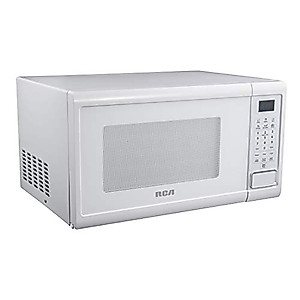 RCA RMW1129-WHITE 1.1 Cu Ft 1000-Watt Countertop Microwave, White, standard