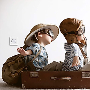 Outlet Plug Covers, Kmeivol 36 Pack Baby Proof Outlet Covers, Durable & Steady Baby Proofing Outlet Covers, Reassured Electrical Outlet Cover Plates, White Insulated Plastic Outlet Cover