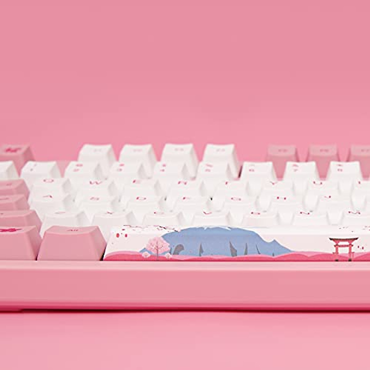 Akko TKL Wired Gaming Mechanical Keyboard, Programmable with OEM Profiled PBT Dye-Sub Keycaps and N-Key Rollover, 3087 Tokyo 87-Key Pink Keyboard for PC/Laptop/Mac (Akko 2nd Gen Orange Tactile Switch)