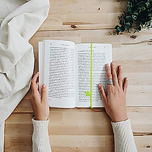 TEKEFT 7 pcs Finger Pointer Bookmark Elastic Book Mark Strap - Random Color- (7 Color)