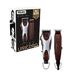 Wahl Professional 5 Star Unicord Combo with Corded Magic Clip Clipper and Razor Edger Trimmer for Professional Barbers and Stylists