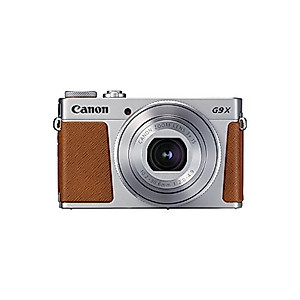 Canon PowerShot G9 X Mark II Compact Digital Camera w/ 1 Inch Sensor and 3inch LCD - Wi-Fi, NFC, & Bluetooth Enabled (Silver)
