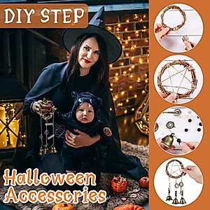 Charniol Witch Bells DIY Kit for Door Knob for Protection Witch Bell Witchy Decor Hanging Witchcraft Decorations Witches Wind Chimes