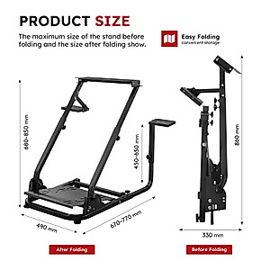 VOYOCHT G920 Racing Steering Wheel Stand fit for Logitech G27 G25 G29 Gaming Wheel Racing wheel simulator stand(Wheel, Shifter and Pedals Not included)