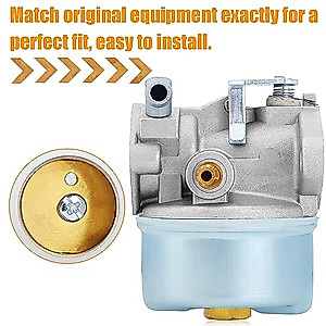 QAZAKY Carburetor Compatible with Tecumseh 640004 640014 640017 640017A 640017B 640025 640025A 640025B 640025C 640117 640117A 640117B 640104 640135A OH195EA OH195XA OHH45 OHH50 OHH55 OHH60 OHH65 OH195