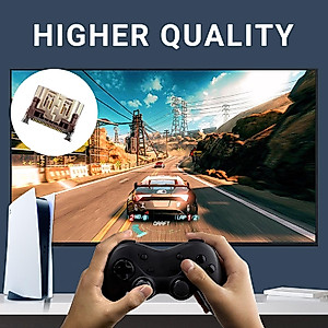 PAOBTEIY HDMI Port Replacement for Playstation 5, HDMI Display Socket Connector Jack for Sony PS5 (Ps5 2pc)