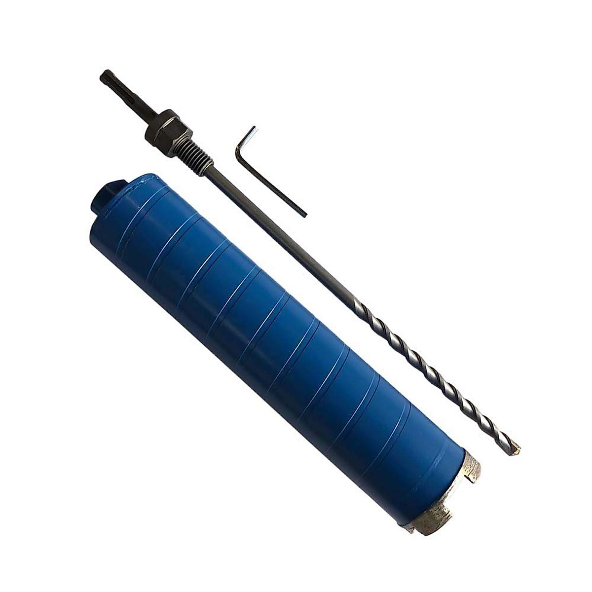2" Diamond Dry Core Bit for Brick and Block with SDS Plus Pilot Bit Adapter, 9.5" Drilling Depth
