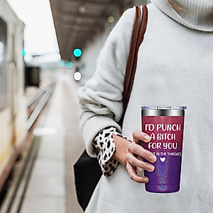 BIRGILT Best Friend Birthday Gifts for Women - Funny Friendship Christmas Gifts for Female Friends, Coworker, Sister, Bestie - 20oz Tumbler Cup