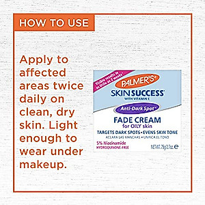 Palmer's Skin Success Eventone Fade Cream for Oily Skin, 2.7 Fl Oz