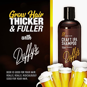 Duffy's Brew Beer Shampoo, 12 Ounce Hair Care Made with Premium IPA Craft Beer, Hair Shampoo that Nourishes, Thickens, and is Color Safe