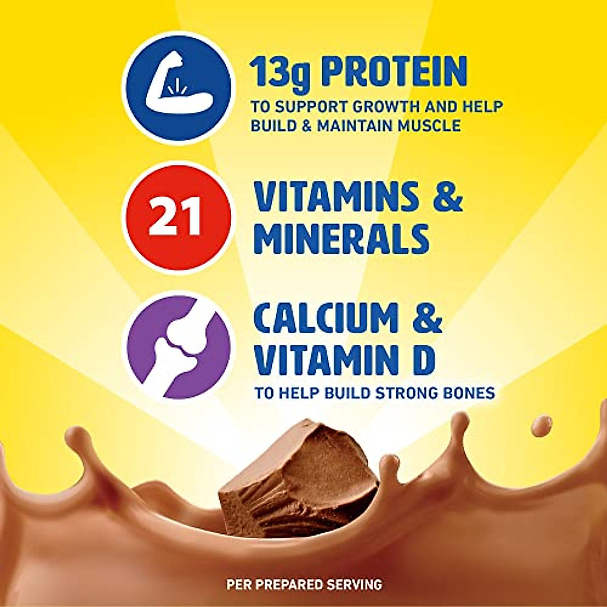 Carnation Breakfast Essentials Powder Drink Mix, Rich Milk Chocolate, 1.26 Ounce (Pack of 22), (Packaging May Vary)