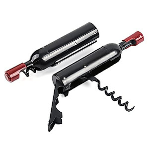 Magnetic Bottle Opener - Stick to Refrigerator for Wine and Beer Bottles Cute Two-Function Wine Bottle Shaped Magnetic Bottle Opener for Fridge