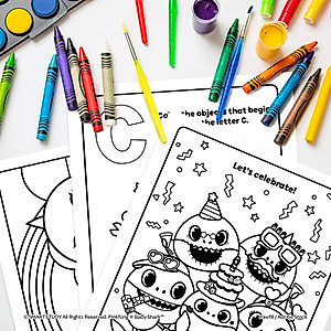 Bendon Imagine Ink Magic Ink Pictures and Game Book with Mess Free Marker (Baby Sharks)