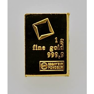 Valcambi 1gram Combibar .999 Fine Gold Bar