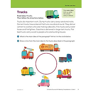 Scholastic Success with Reading Comprehension Grade 1 Workbook (Scholastic, Grade 1)
