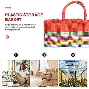 Cabilock Woven Market Basket woven shopping basket african market basket woven straw basket African Shopping Basket