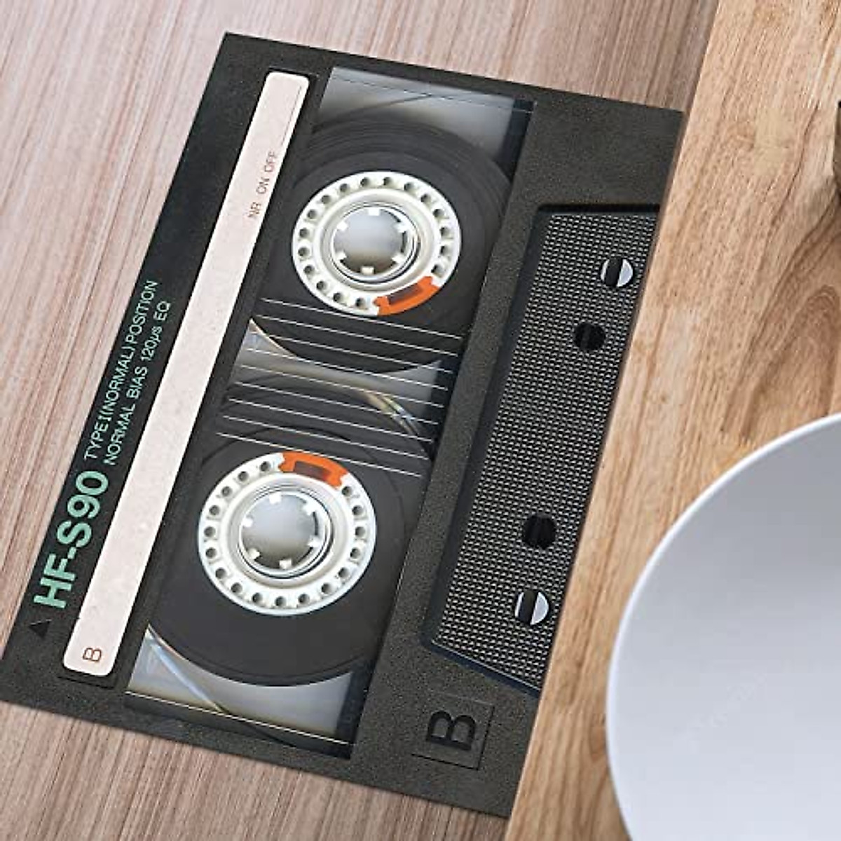 GUBIYU Music Record Black Area Rug Runner Music Carpet for Bedroom Living Room Classroom Study Playing Non-Slip Floor Mat Carpet Cool Rug Music Room Decor for Men Home Decor Rugs 23.6x35.4 Inches