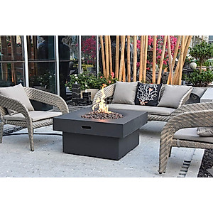 Modeno Fire Pit Fire Table Outdoor Furniture Branford Fire Table Brand-Natural Gas