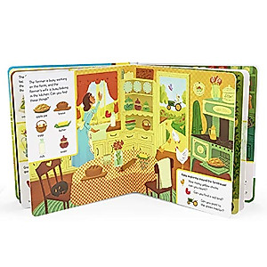 John Deere Around the Farm Explore & Find - A Hidden Look for the Pictures Beginner Board Book for Preschoolers and Toddlers Filled with Tractors, ... and More! (John Deere Explore & Find)