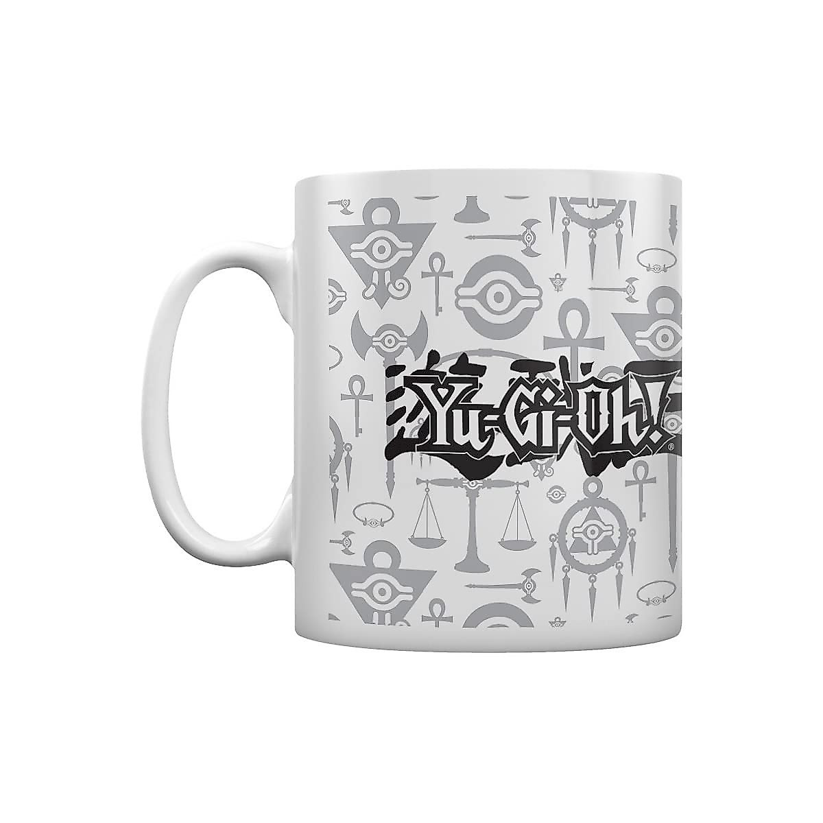 Yu-Gi-Oh! Logo Mug (One Size) (White/Gray/Black)
