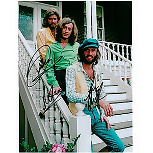 Kirkland Signature The Bee Gees, 8 X 10 Photo Display Autograph on Glossy Photo Paper