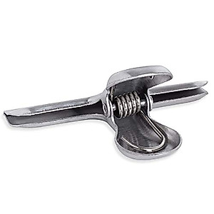 10 Pack Heavy Duty Metal Silver Chip Bag Clip Clamps for Air Tight Seal Kitchen Food Saver, Arts & Crafts (3" Inches)