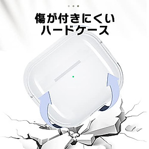 ONLYOU Compatible with Airpods Pro Case Cover with Keychain Korean PC Bear Break Dance Clear Transparent Airpods Pro Cover