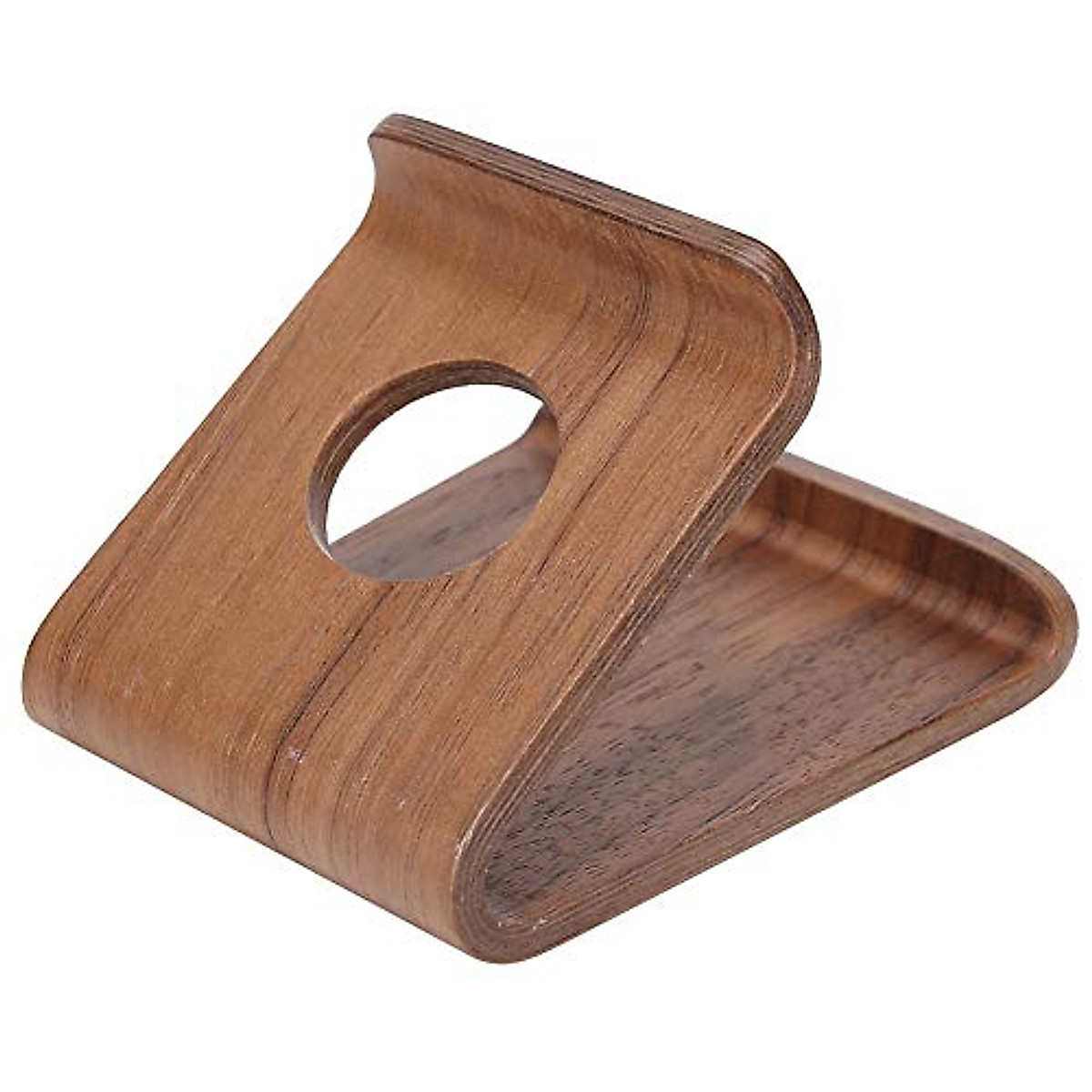 Rodipu Phone Holder, Wood Cell Phone Holder Stand for Cell Phone Holder, Cell Phone Holder Wood Tablet Holder(Walnut)