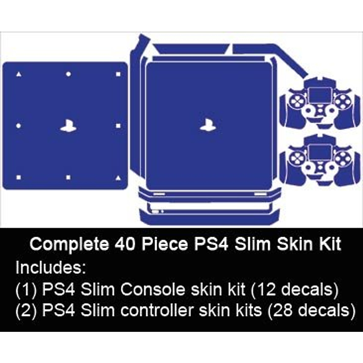 Lime Chrome Mirror - Vinyl Decal Mod Skin Kit by System Skins - Compatible with PlayStation 4 Slim Console (PS4S)